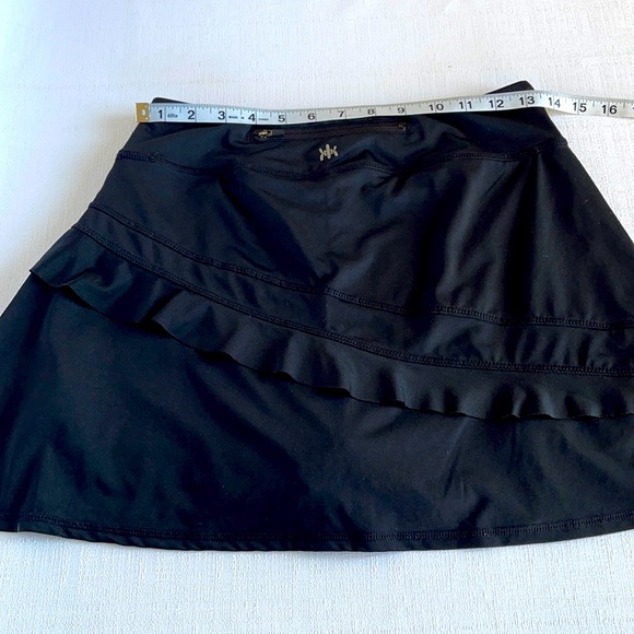 Kyodan | Shorts | Kyodan Black Tiered Mini Skort Skirt Drawstring ...